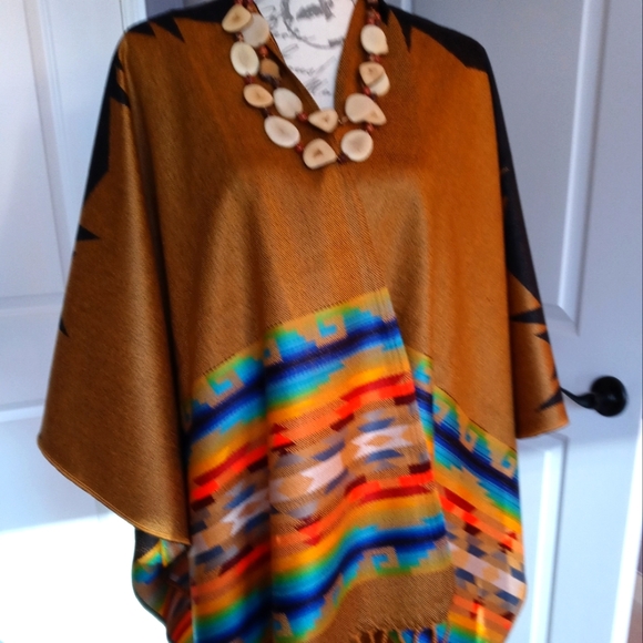 Treasure of Andes | Jackets & Coats | Artisanal Andean Poncho Unisex ...